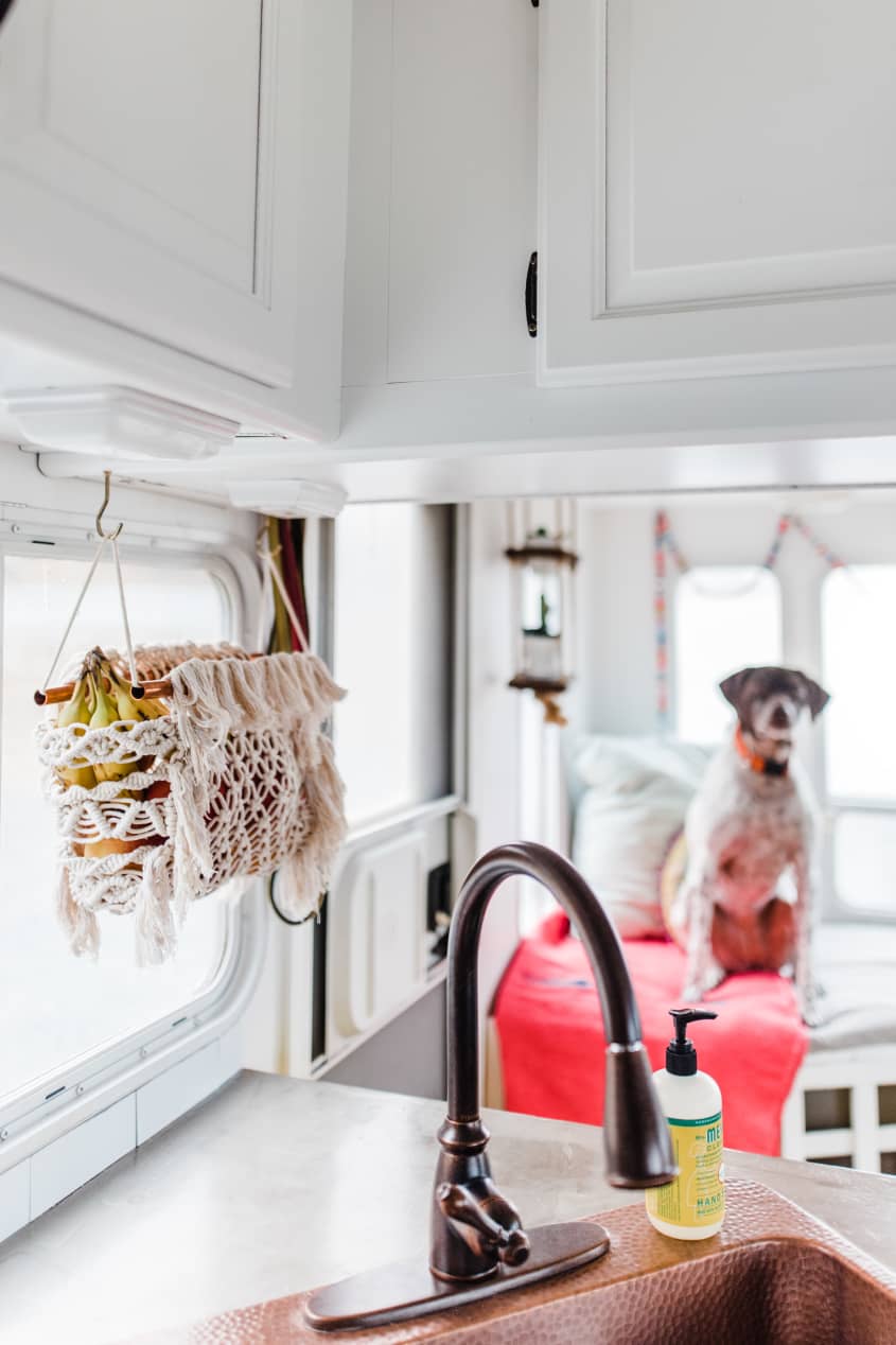 House Tour: A Couple and 4 Pets in a 188-square-foot RV | Apartment Therapy