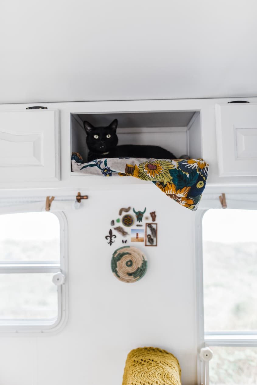 House Tour: A Couple and 4 Pets in a 188-square-foot RV | Apartment Therapy