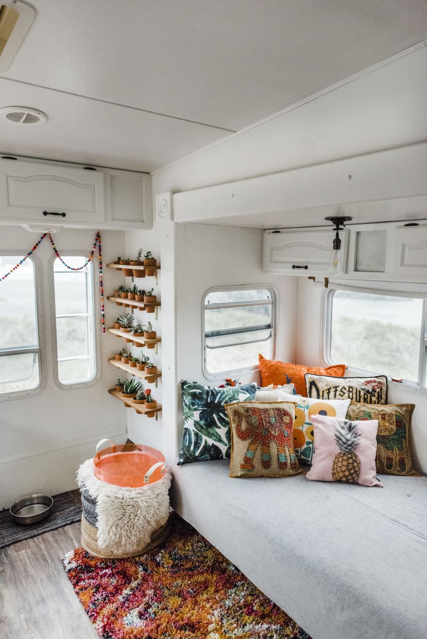 House Tour: A Couple and 4 Pets in a 188-square-foot RV | Apartment Therapy