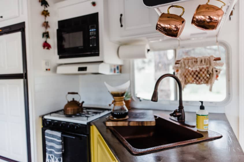 House Tour: A Couple and 4 Pets in a 188-square-foot RV | Apartment Therapy