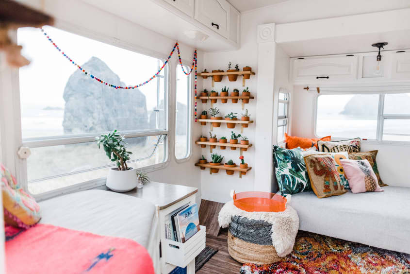 House Tour: A Couple and 4 Pets in a 188-square-foot RV | Apartment Therapy