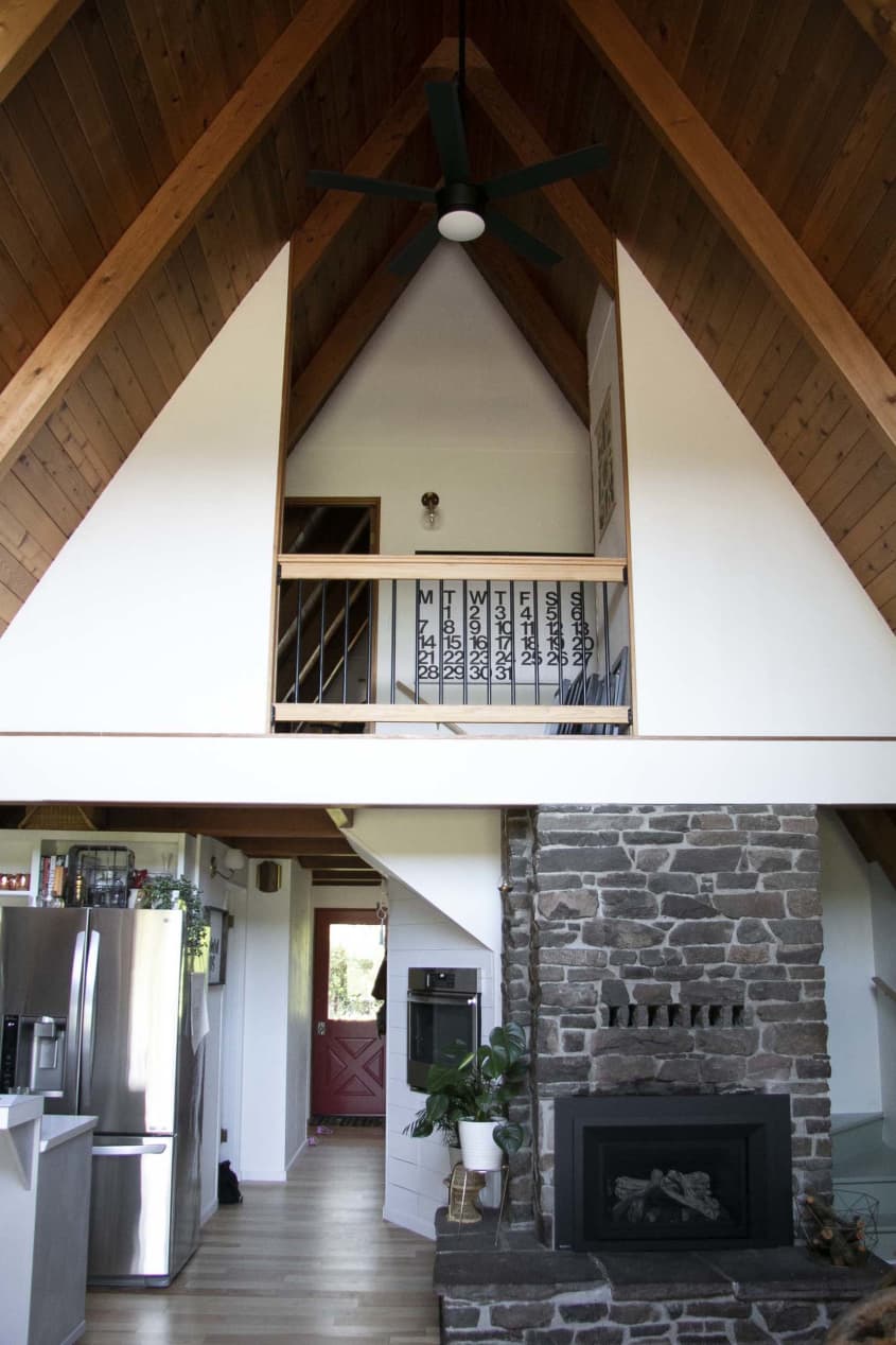 A-Frame Cabin Tour: A Red Rural Oregon House | Apartment Therapy