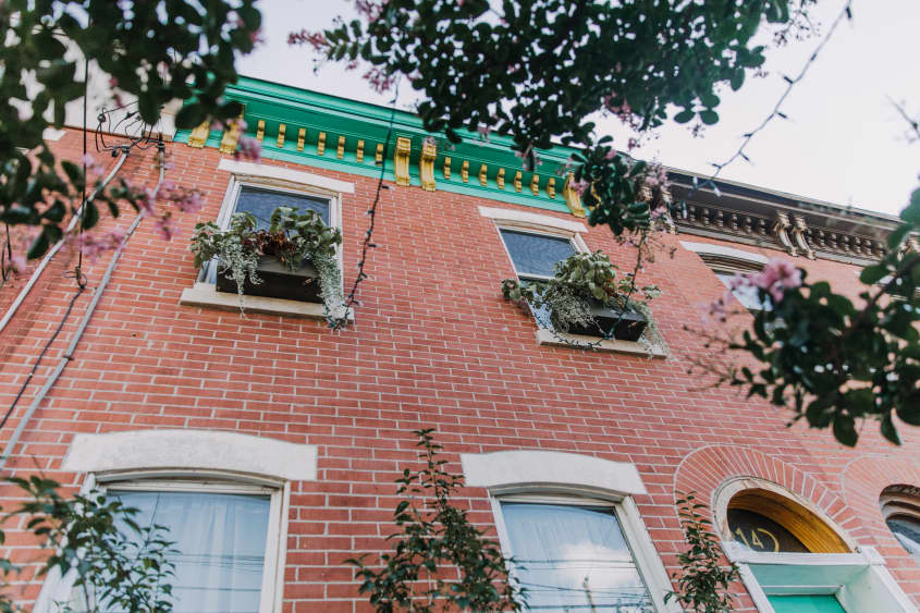 Tour a Philadelphia Row Home Hand Built & DIY | Apartment Therapy
