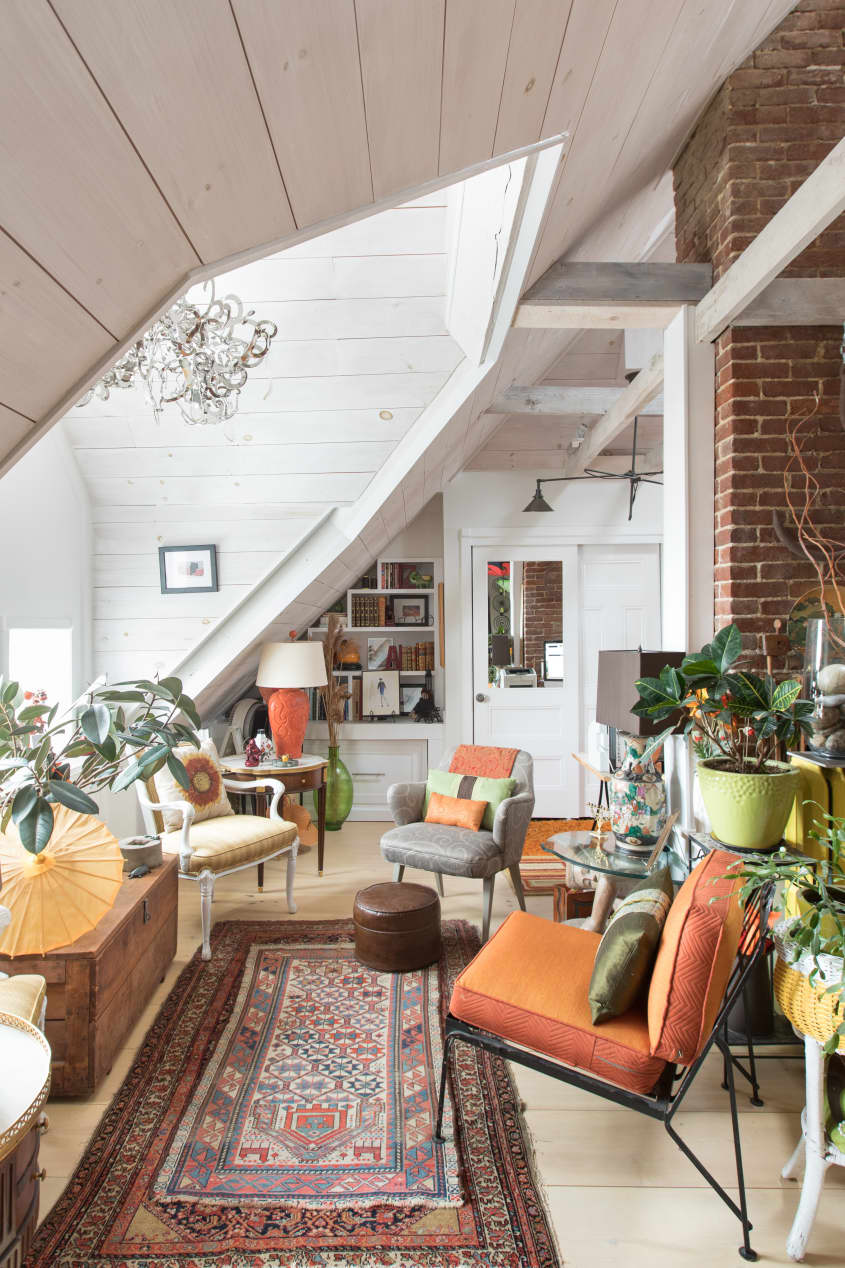 House Tour: A Colorful, Converted Attic in Concord | Apartment Therapy