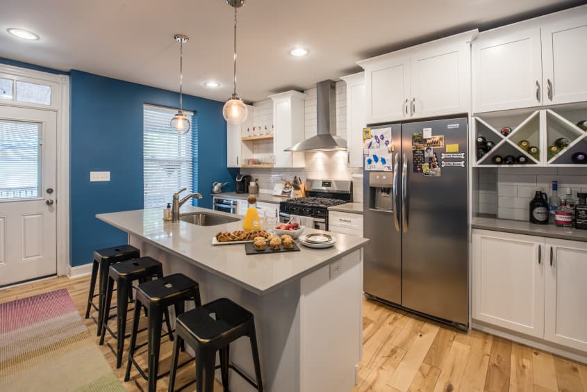 Wallpaper Decor Ideas Baltimore Home Tour | Apartment Therapy