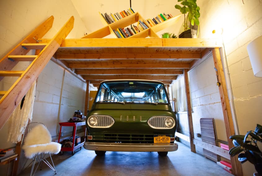 Van Living Handmade Studio Apartment Brooklyn Tour | Apartment Therapy