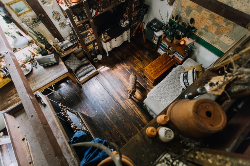 Tiny House Tour: A 370-Square-Foot Carriage House | Apartment Therapy