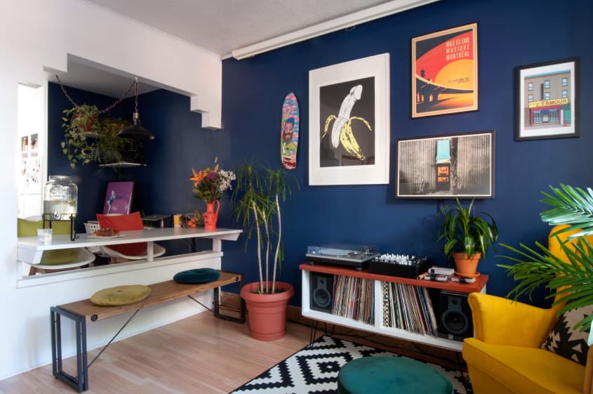 Small Space Ideas in a Tiny, Colorful Montreal Flat | Apartment Therapy