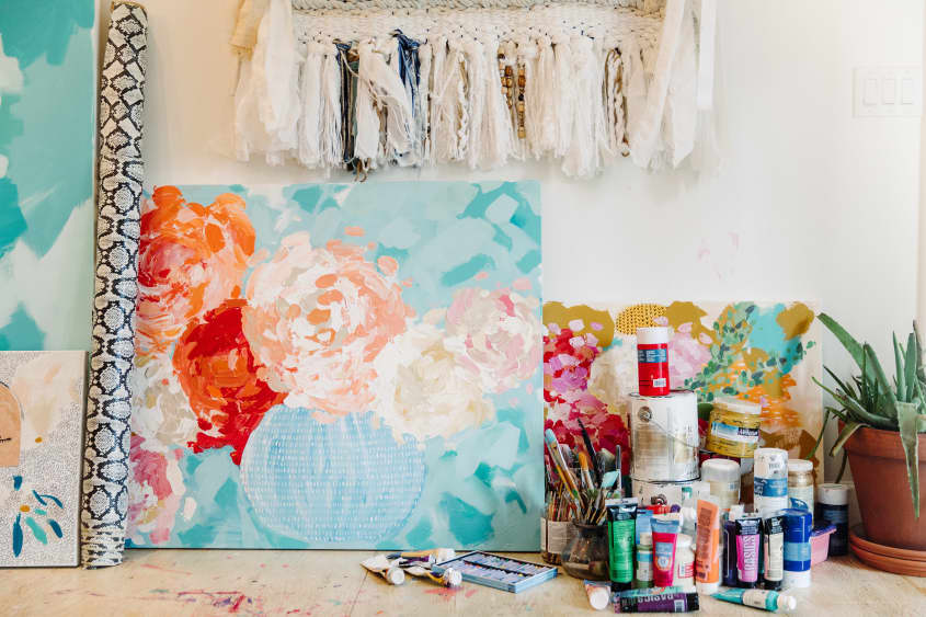 House Tour: A Relaxed & Bright Artist's Home | Apartment Therapy