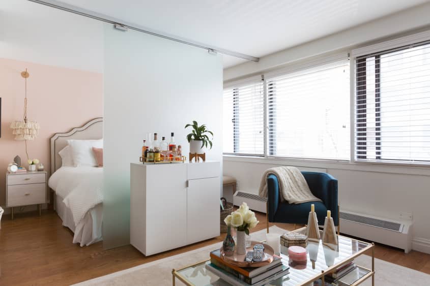 Minimal Simple Chic NYC Studio Apartment Makeover | Apartment Therapy