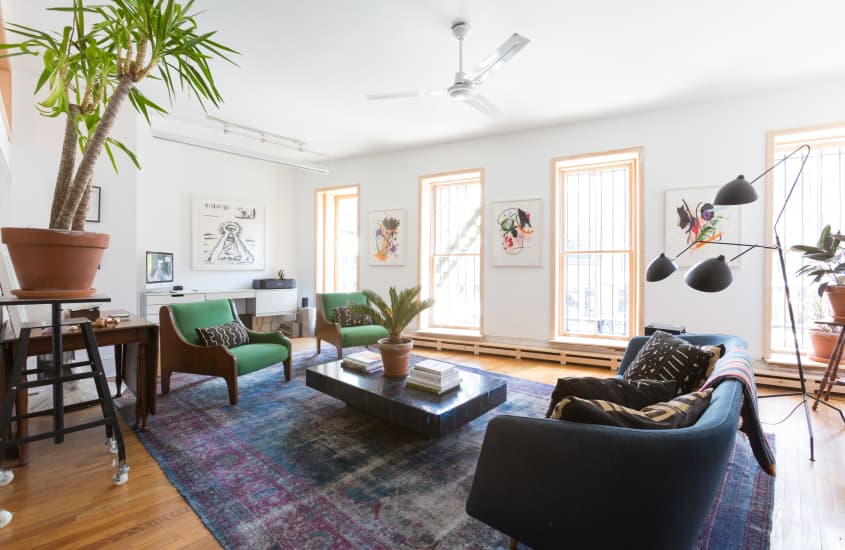 House Tour: An Art-Obsessed Dad's NYC Rental | Apartment Therapy