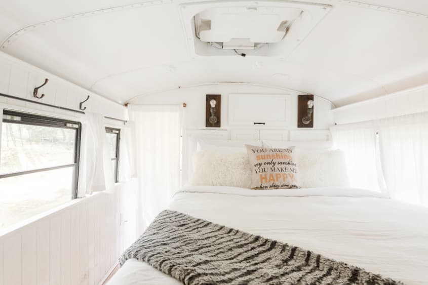 Tiny House Converted School Bus Rental | Apartment Therapy