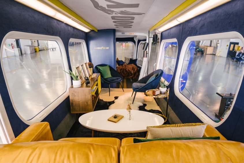 Goodyear Blimp Airbnb Rental | Apartment Therapy