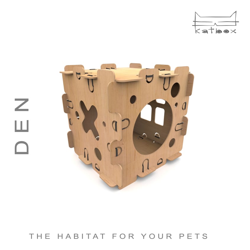 Katbox Modular Cat House Kickstarter Project | Apartment Therapy