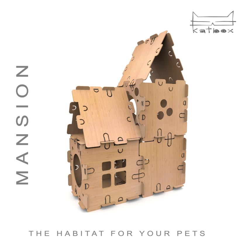 Katbox Modular Cat House Kickstarter Project | Apartment Therapy