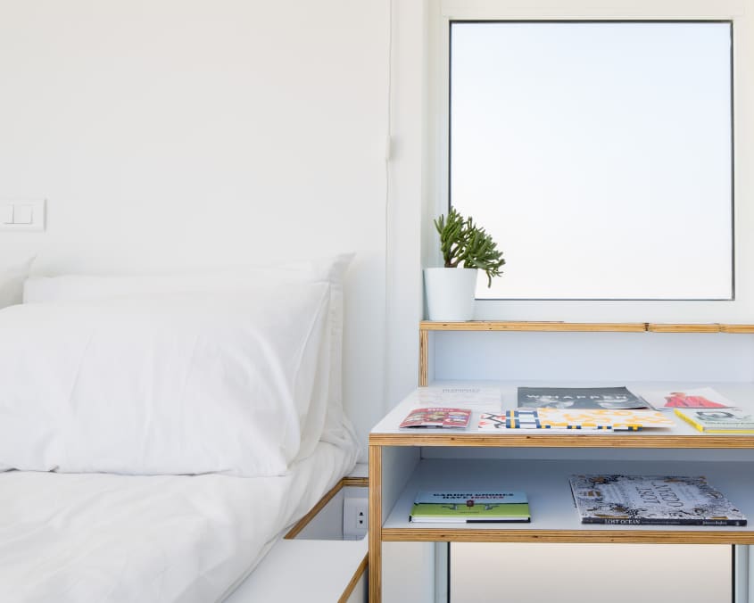 Shoebox tiny apartment storage solutions | Apartment Therapy