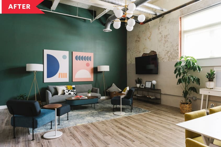 Before and After: “Queer Eye” Gave This Bare Loft a Bold Transformation ...
