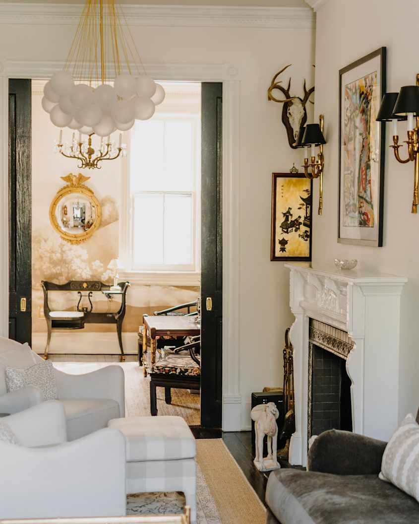 How I Rearranged My Narrow Living Room to Fit a Larger Sofa | Apartment ...