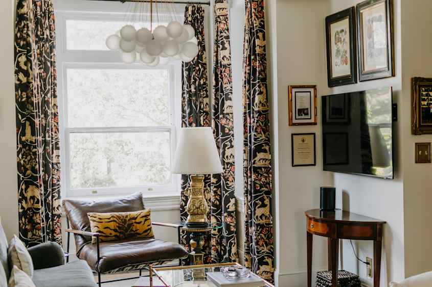 How I Rearranged My Narrow Living Room to Fit a Larger Sofa | Apartment ...