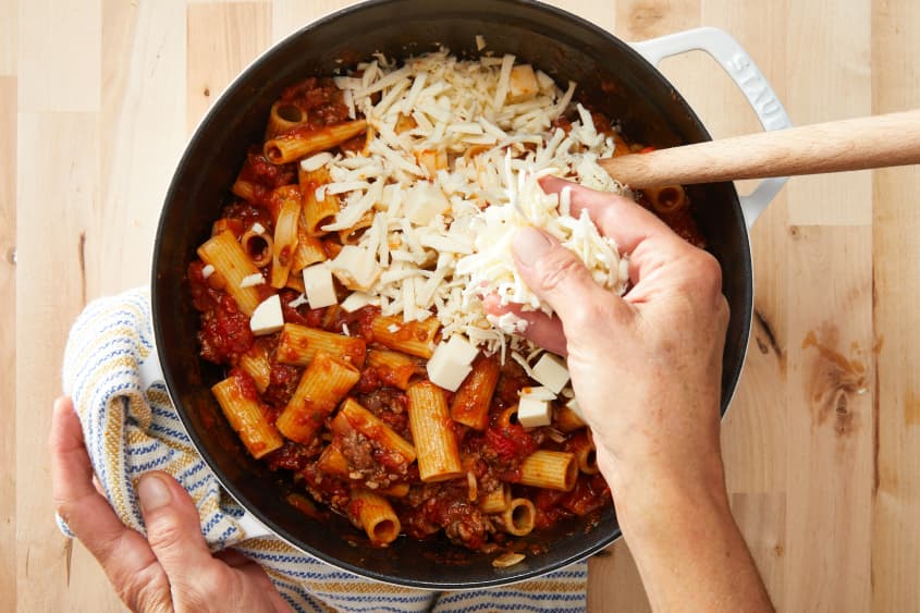 Cheesy Baked Rigatoni Recipe (with Beef) | The Kitchn
