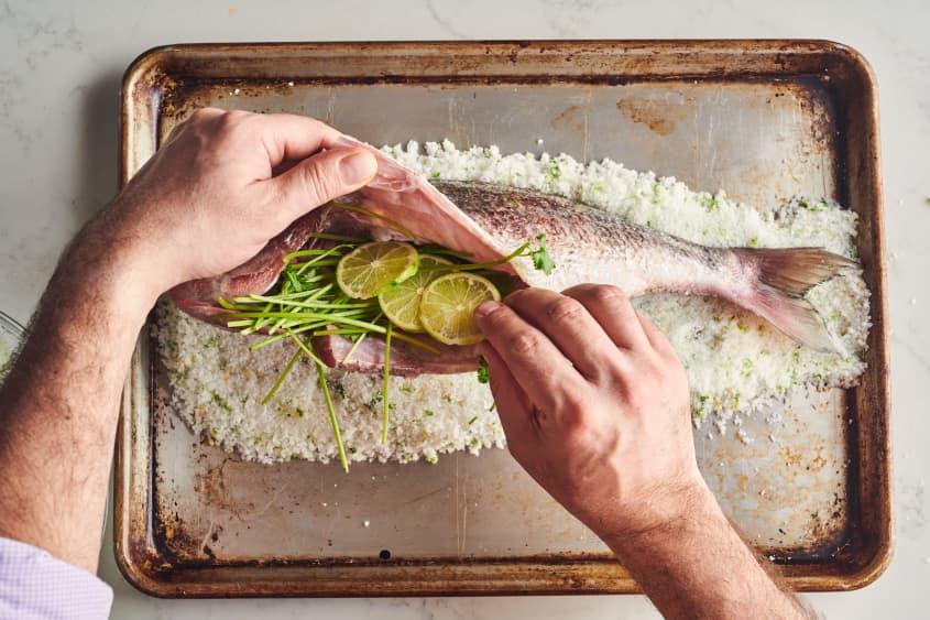Salt-Baked Fish Recipe - How to Salt-Bake a Whole Fish | The Kitchn