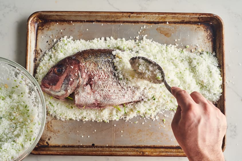 Salt-Baked Fish Recipe - How to Salt-Bake a Whole Fish | The Kitchn