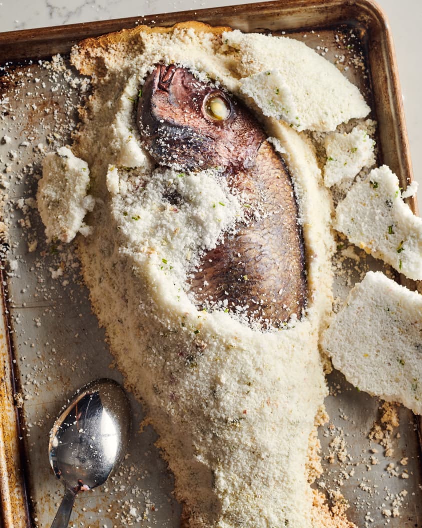 Salt-Baked Fish Recipe - How to Salt-Bake a Whole Fish | The Kitchn