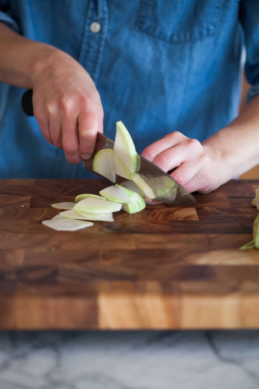 How To Cut Up Kohlrabi | The Kitchn