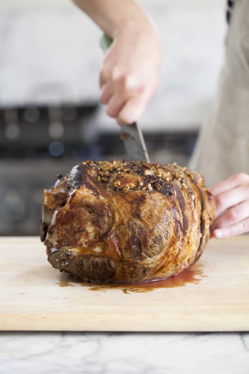 How To Carve a Bone-in Leg of Lamb | The Kitchn