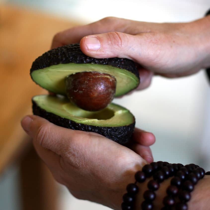 How To Remove an Avocado Pit with a Chef’s Knife | The Kitchn