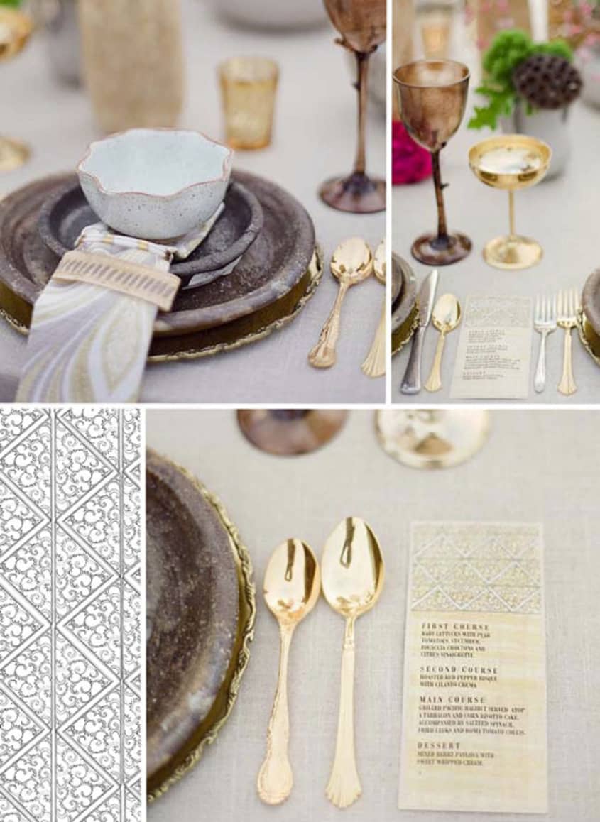 Setting the Table With: Gold Flatware | The Kitchn