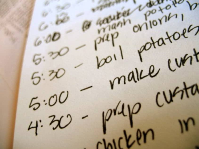 How To Make a Prep List for a Big Dinner Party | The Kitchn