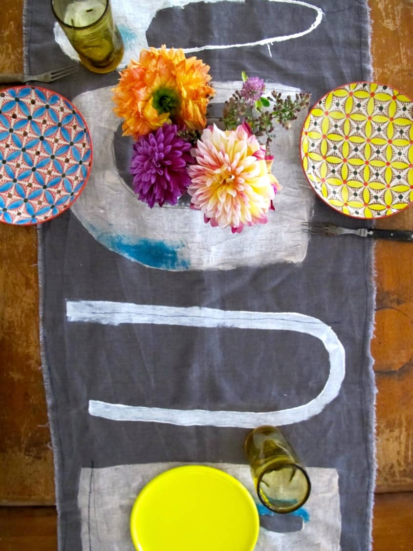 Milk Farm Road: Artful Hand-Painted Linen Table Runners and Textiles ...