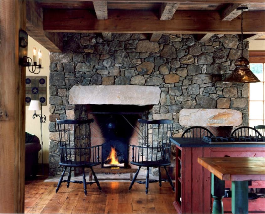 9 Cozy Kitchens with Fireplaces | The Kitchn