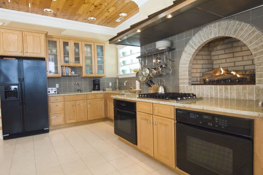 9 Cozy Kitchens with Fireplaces | The Kitchn