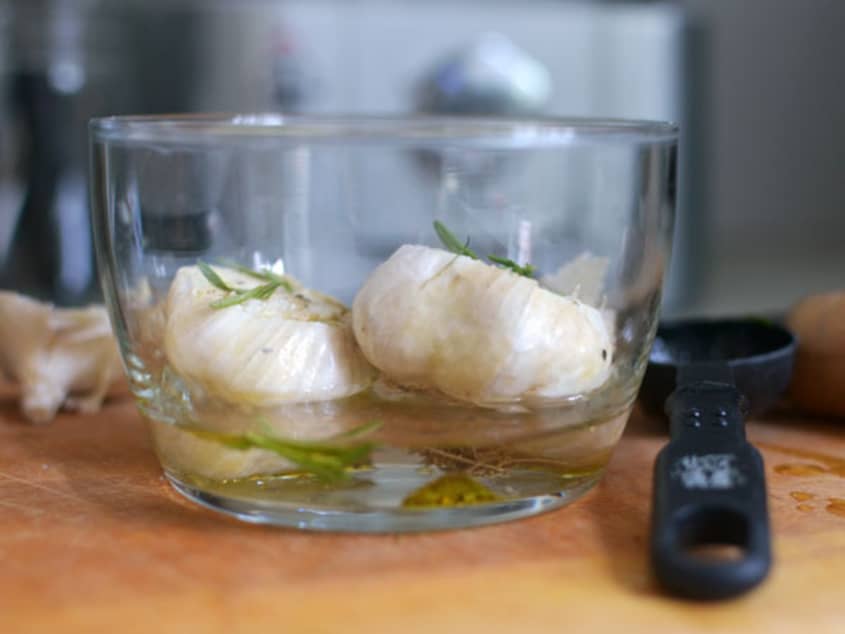 How To “Roast” Garlic In the Microwave | The Kitchn