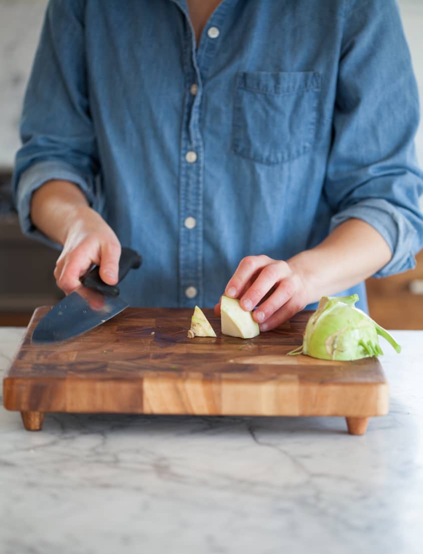How To Cut Up Kohlrabi | The Kitchn