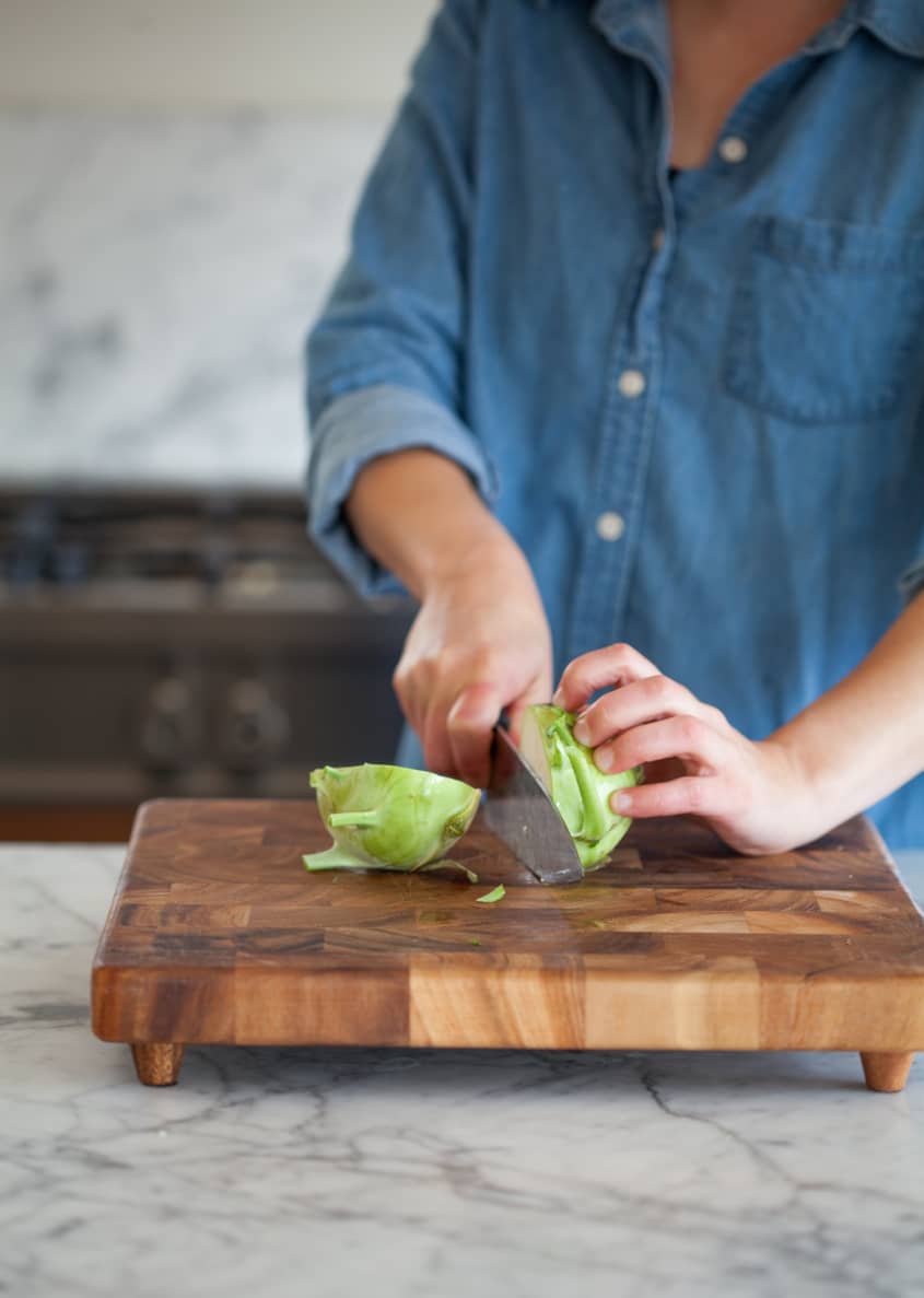 How To Cut Up Kohlrabi | The Kitchn