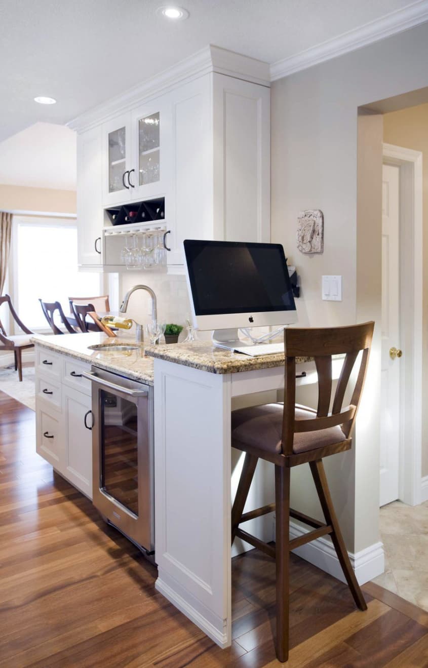 8 Ways to Work a Desk into the Kitchen | The Kitchn