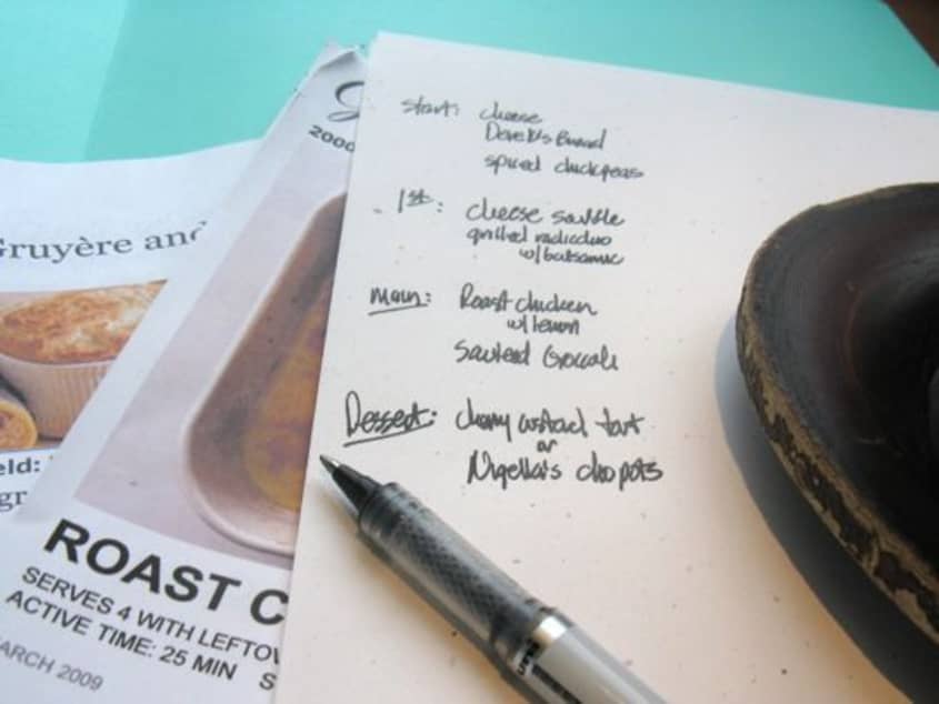 How To Make a Prep List for a Big Dinner Party | The Kitchn