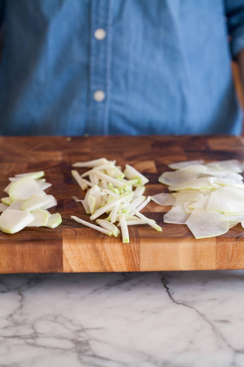 How To Cut Up Kohlrabi | The Kitchn