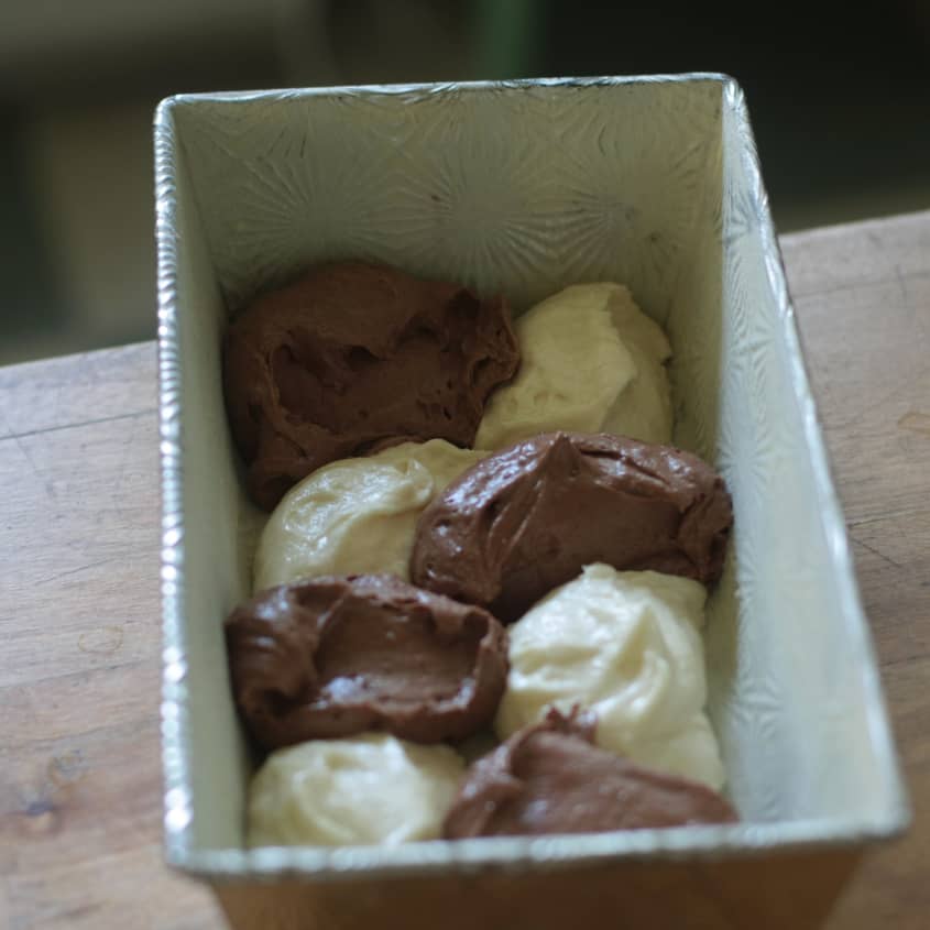 How To Make a Chocolate & Vanilla Swirled Marble Cake | The Kitchn