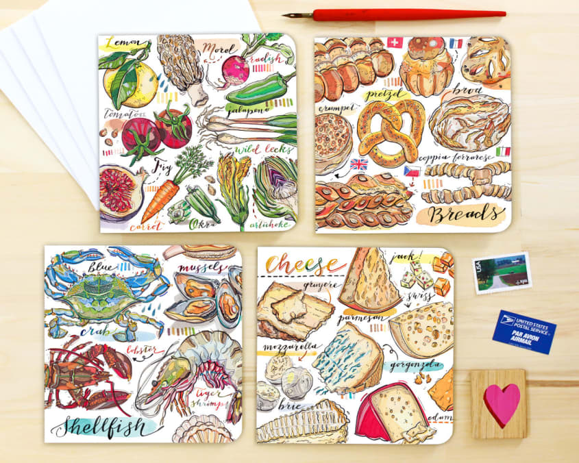 11 Food-Themed Notecards to Send Just Because | The Kitchn