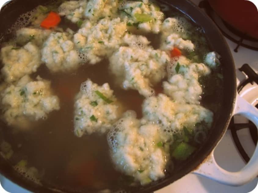 All Afternoon or Less Than an Hour: Chicken Soup with Herb Dumplings A ...