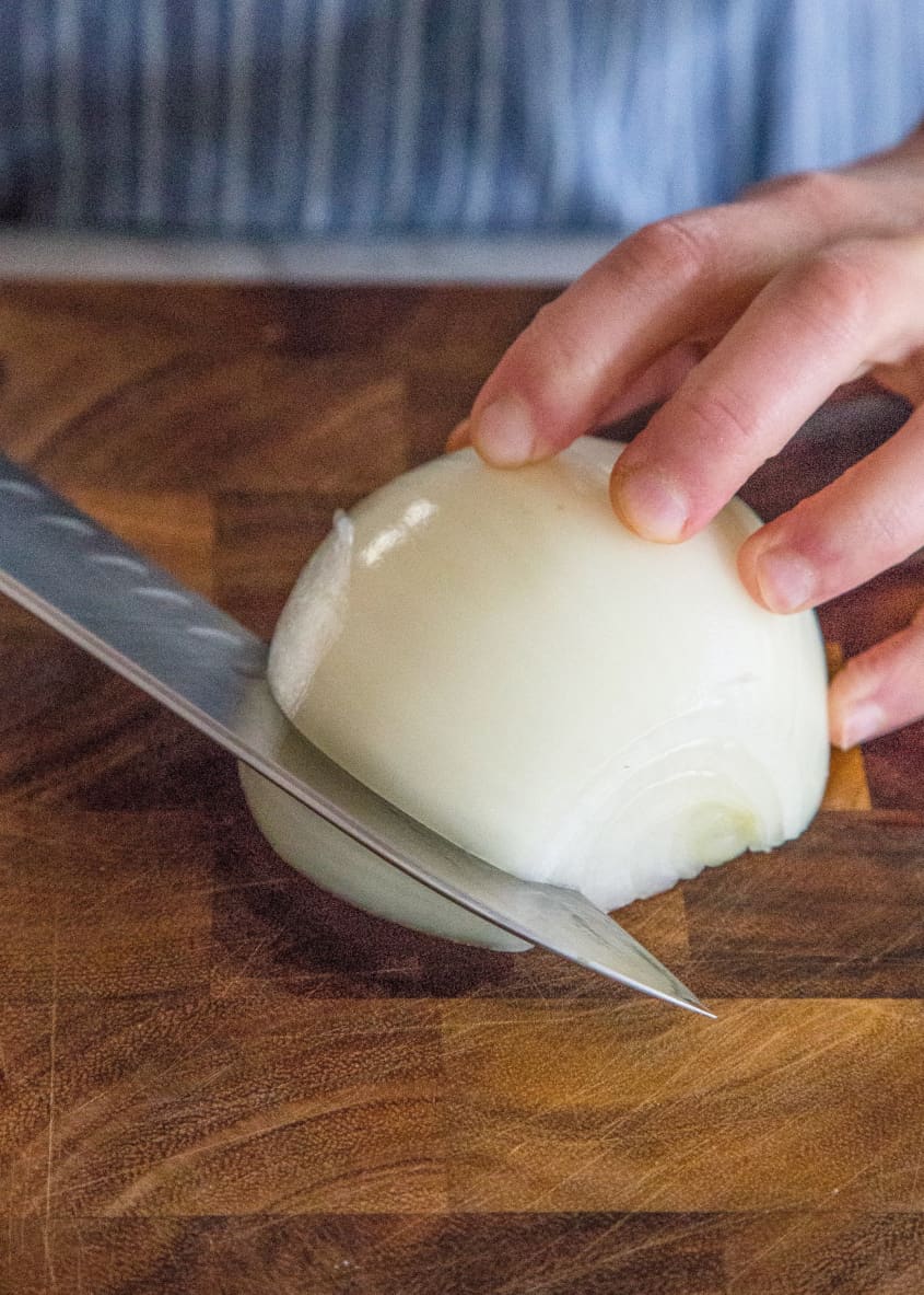 How To Thinly Slice an Onion (Step-by-Step Guide with Photos) | The Kitchn