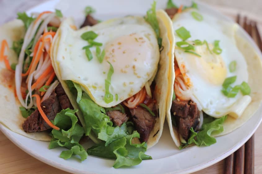 Recipe: Bibimbap Tacos | The Kitchn