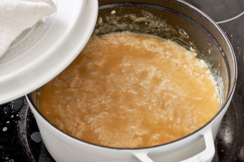 Oven-Baked Risotto Recipe (With Peas, Pesto & Pancetta) | The Kitchn