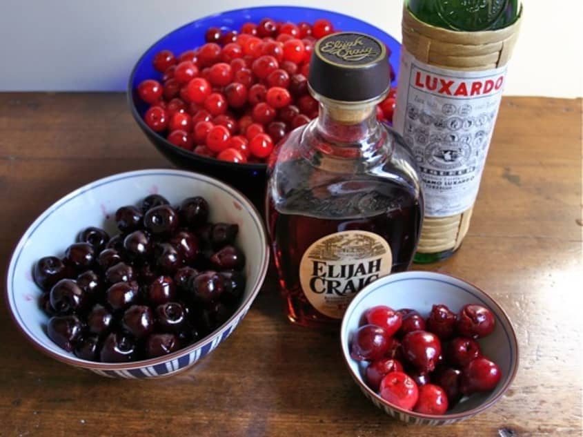 DIY Recipe: Boozy Cherries 2½ Ways Straight Up Cocktails and Spirits ...