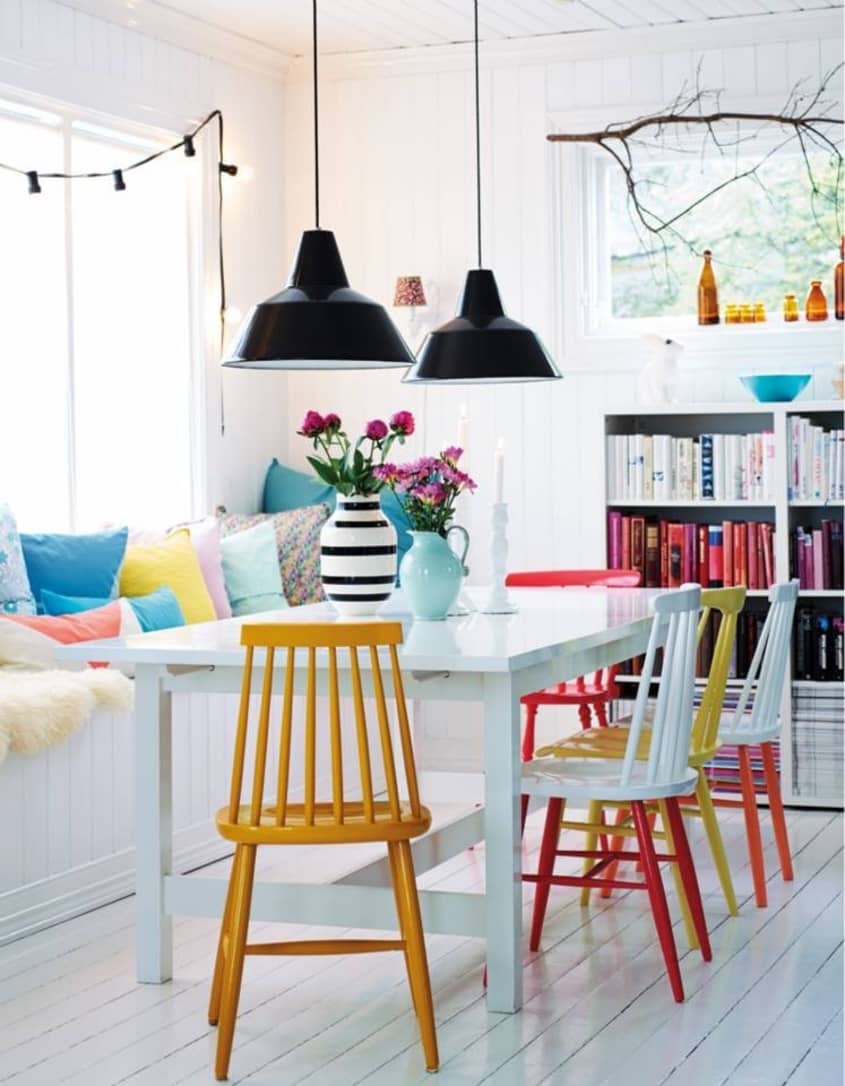 15 Dining Rooms with Brilliantly Colorful Chairs | The Kitchn