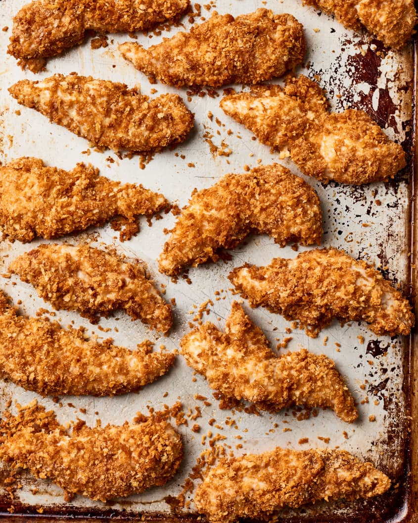 Chicken Tenders Recipe (Oven-Baked With Crispy Breading) | The Kitchn